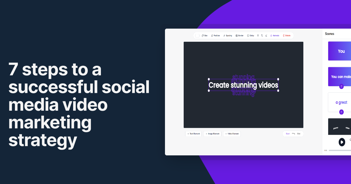 7 steps to a successful social media video marketing strategy